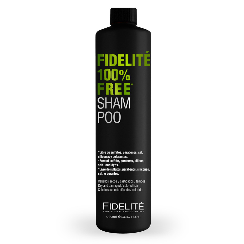 Shampoo Fidelite 100% Free pelo cabellos Secos Y Teñidos 900ml | Glamazone