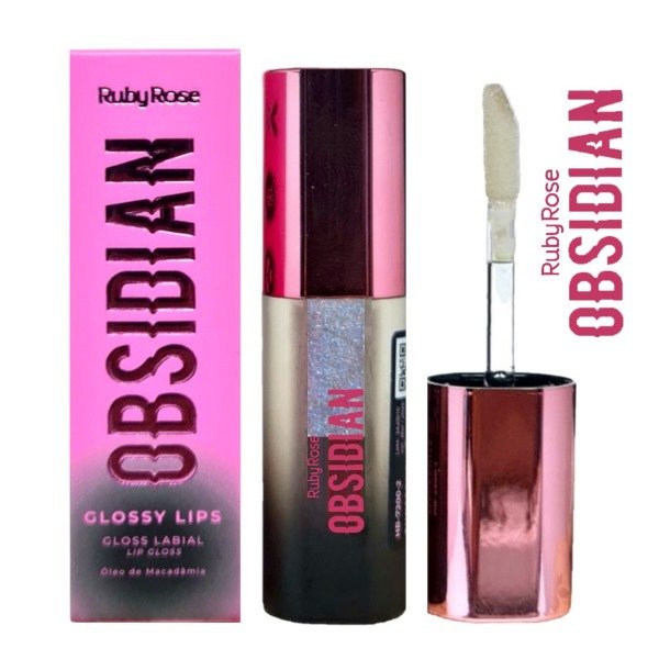 lip gloss brillos labiales Glossy Lips Obsidian Ruby Rose | Glamazone