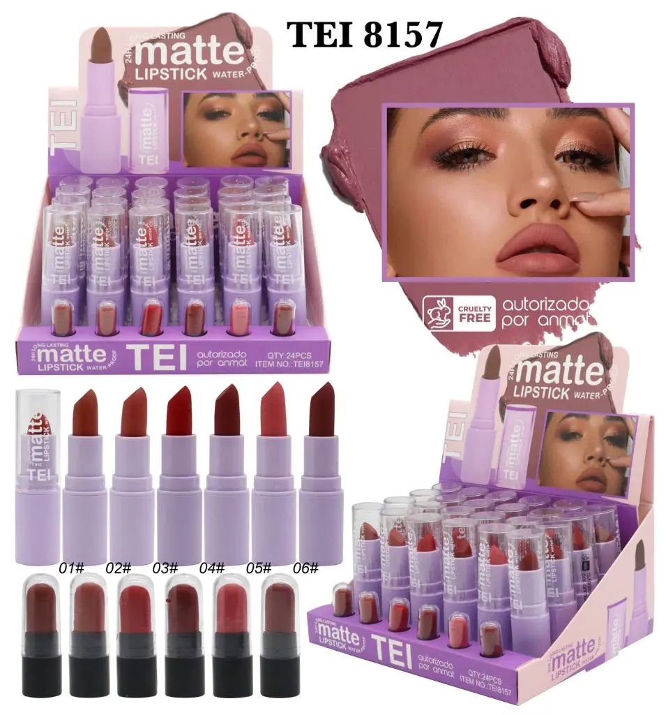 Labial en Barra Matte Lipstick de Tei | Glamazone